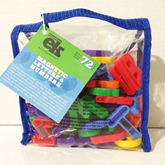 EduKid Toys 72 Magnetic Letters & Numbers (Tote) 1.25" - 1.75" - Epic ...