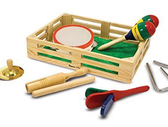 Melissa & Doug Band-in-a-Box Clap! Clang! Tap! Musical Instruments ...