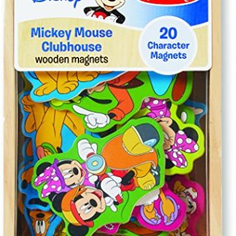 Melissa & Doug Disney Mickey Mouse Wooden Character Magnets ...