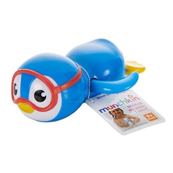 Munchkin Wind Up Swimming Penguin Bath Toy, Blue - Epic Kids Toys