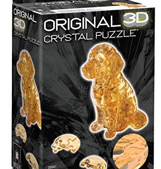 Bepuzzled Original 3D Crystal Puzzle - Dog - Fun yet challenging brain ...