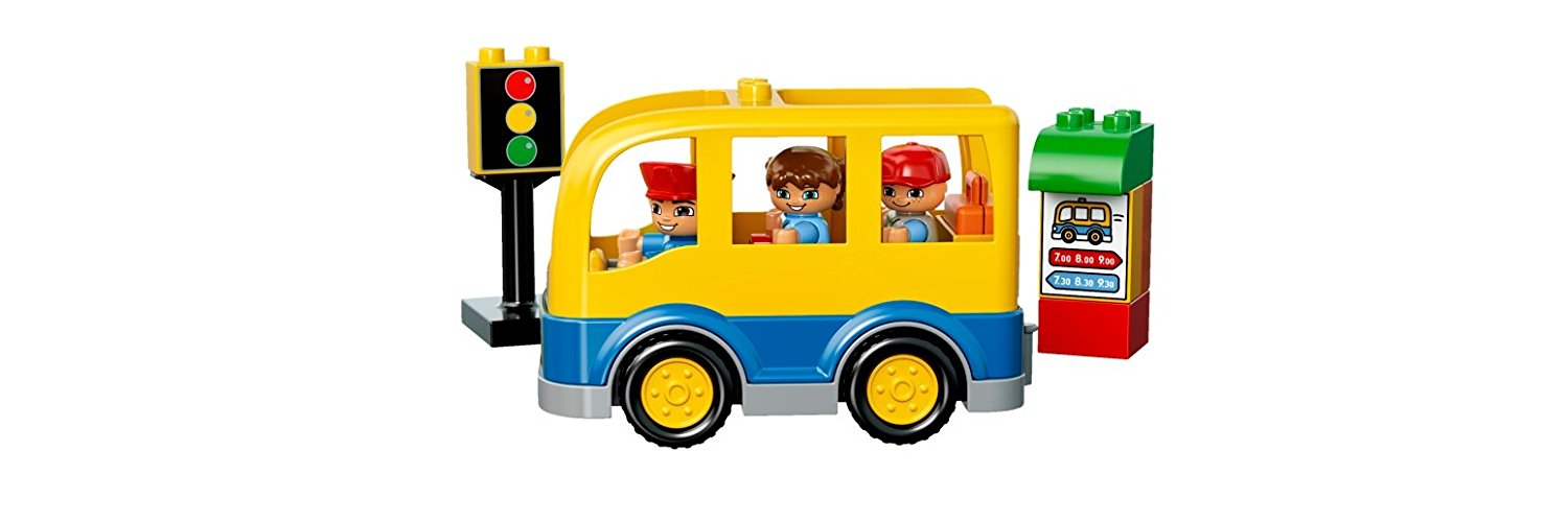 LEGO DUPLO Town School Bus 10528 Building Toy Review | EpicKidsToys