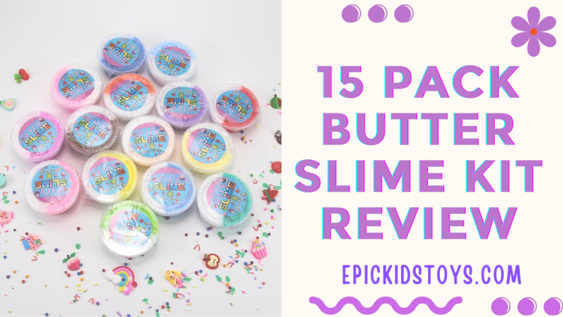 15 Pack Butter Slime Kit Review